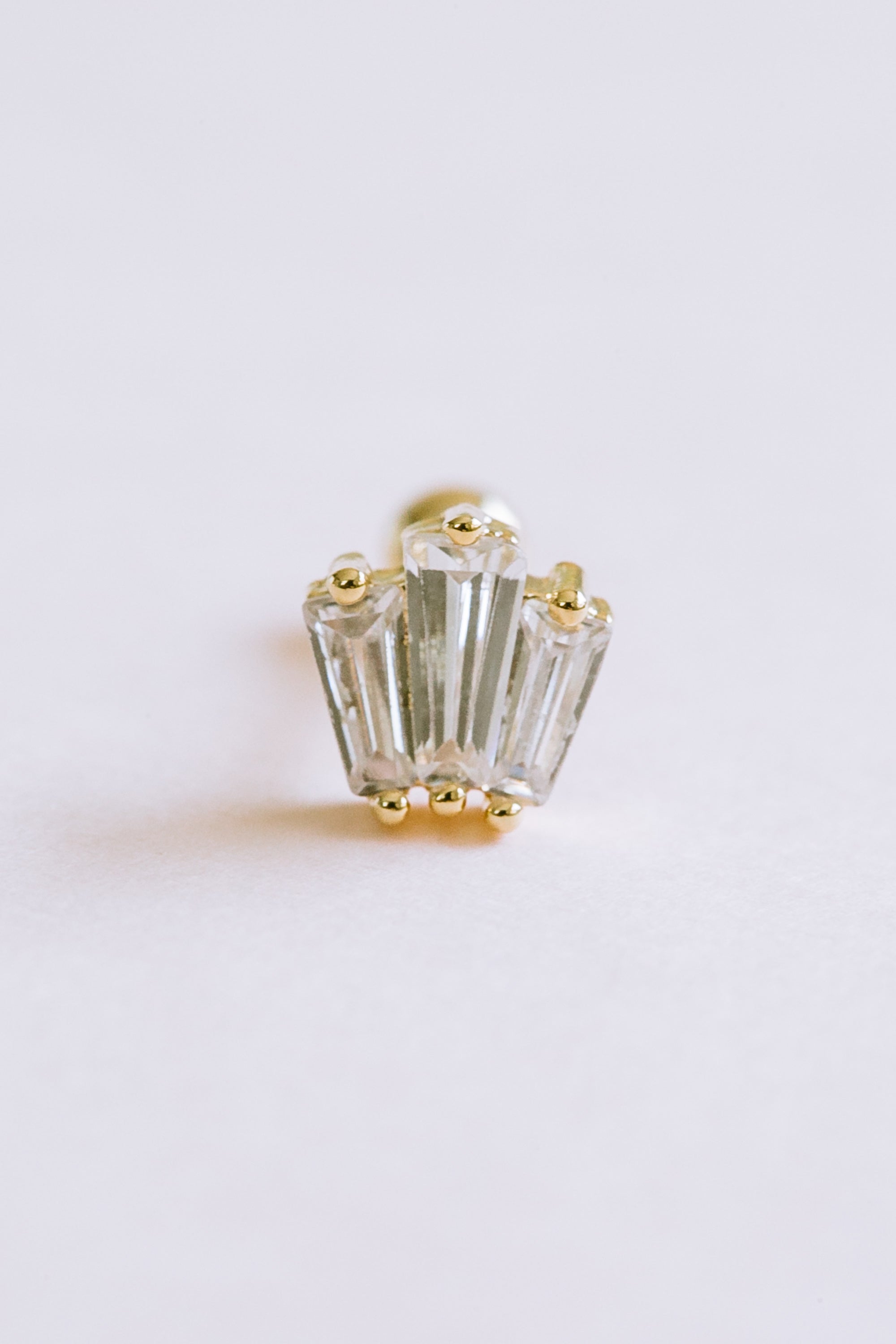 925 Cz Queen Princess Crown Tiara Barbell Piercing – ONDAISY